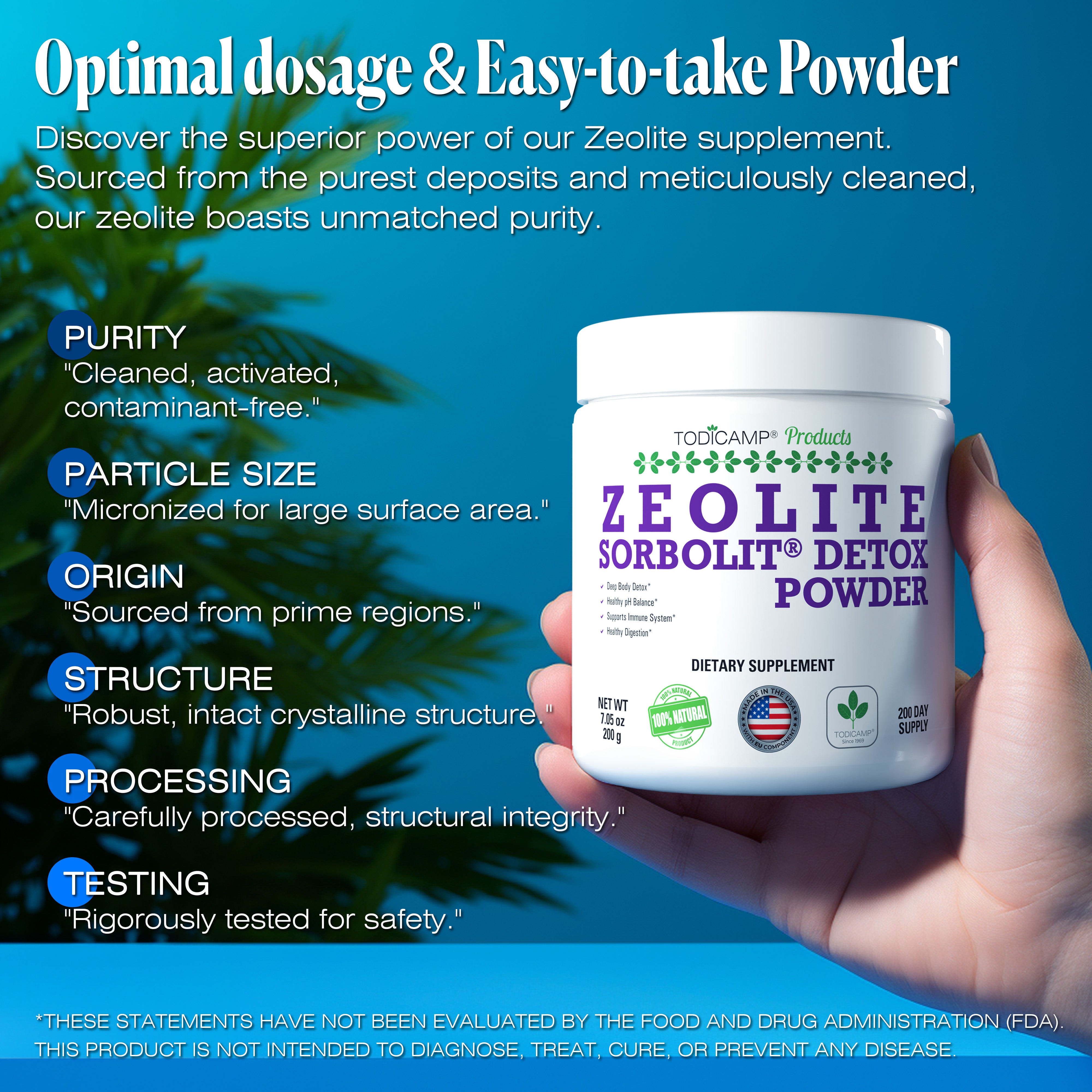 Zeolite Detox Sorbolit Powder - 200 Days Supply – Todicamp Store